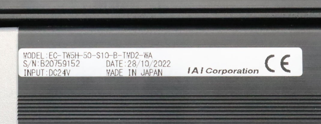 IAI エレシリンダ EC-TW5H-50-S10-B-TMD2-WA（ケーブル長さ3.8m） – メンテナンスパーツ